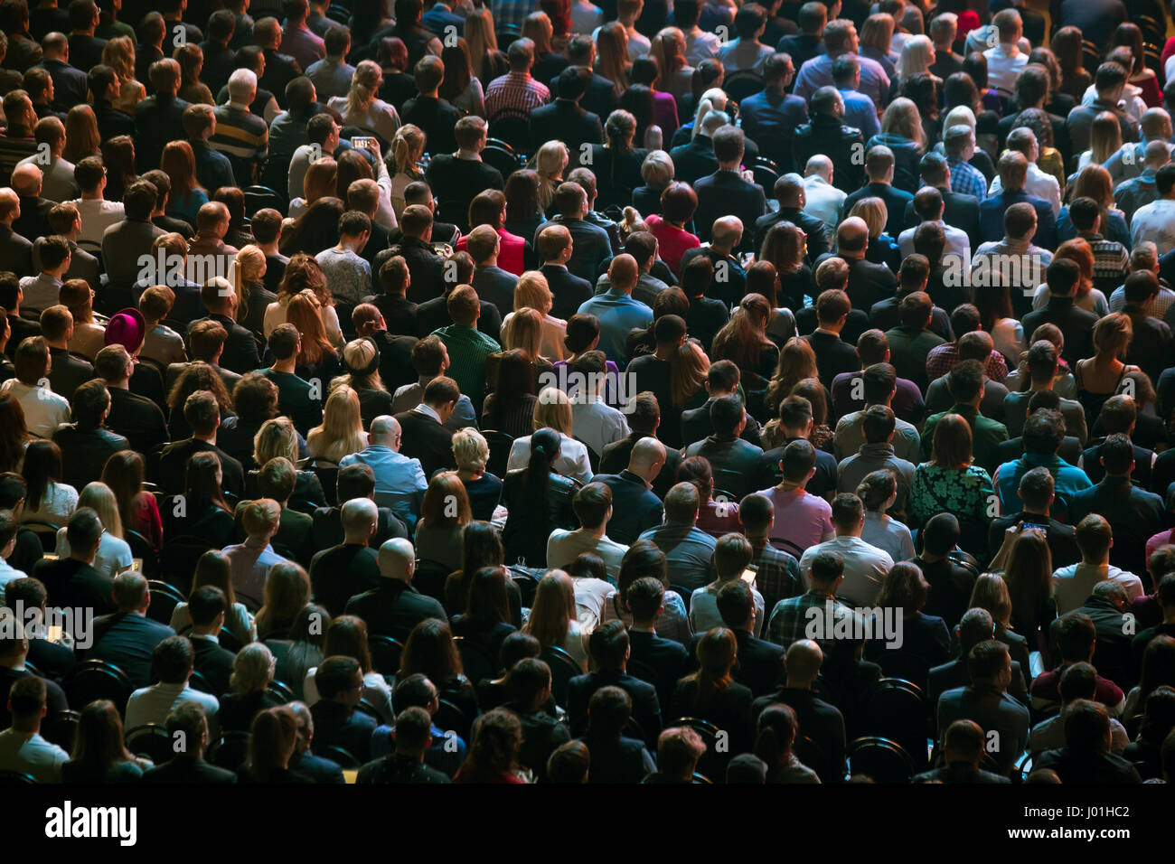 Audience at the conference hall Stock Photo - Alamy