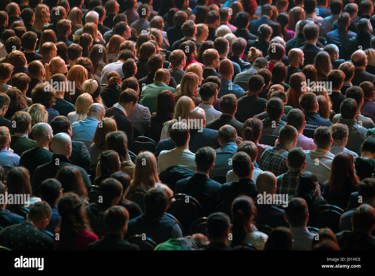 Audience at the conference hall Stock Photo - Alamy