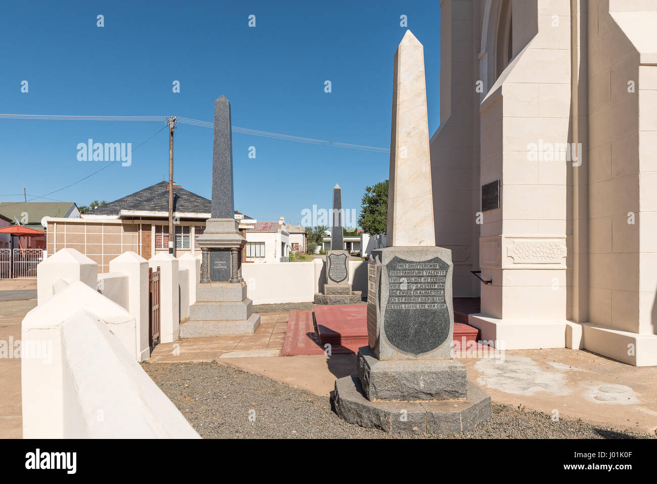 PHILIPPOLIS, SOUTH AFRICA - MARCH 21, 2017: Monuments for previous ...