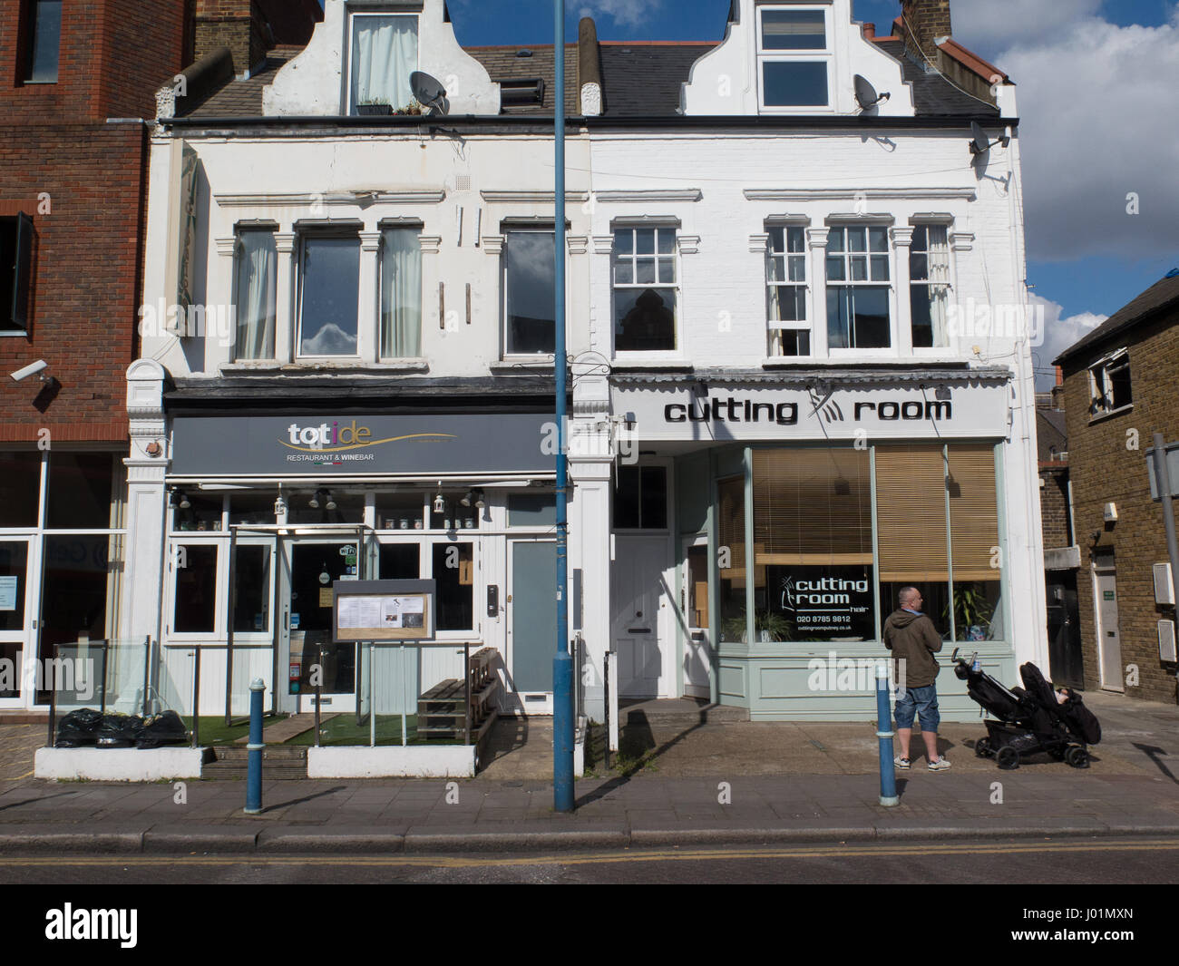 Putney London shops Stock Photo - Alamy