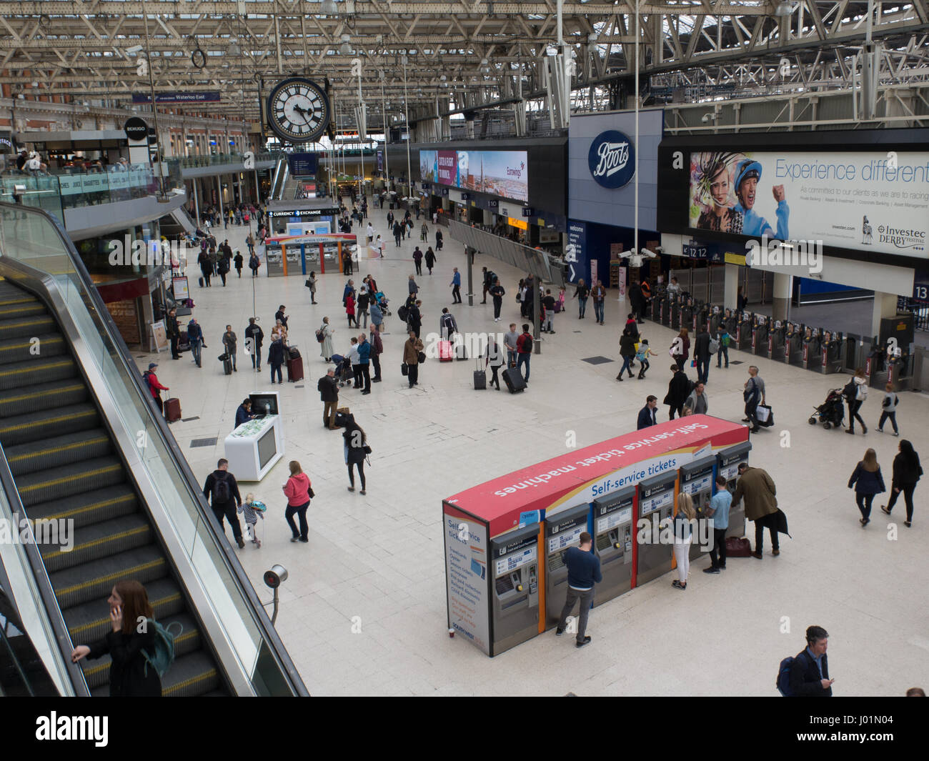 Waterloo Station London Stock Photo - Alamy