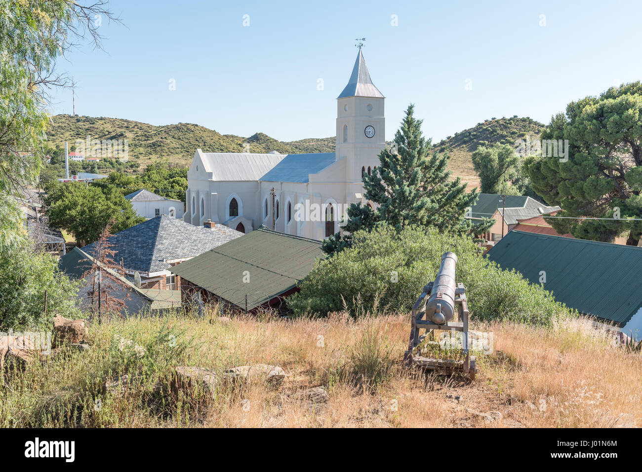 PHILIPPOLIS, SOUTH AFRICA - MARCH 21, 2017: View of the Dutch Reformed ...