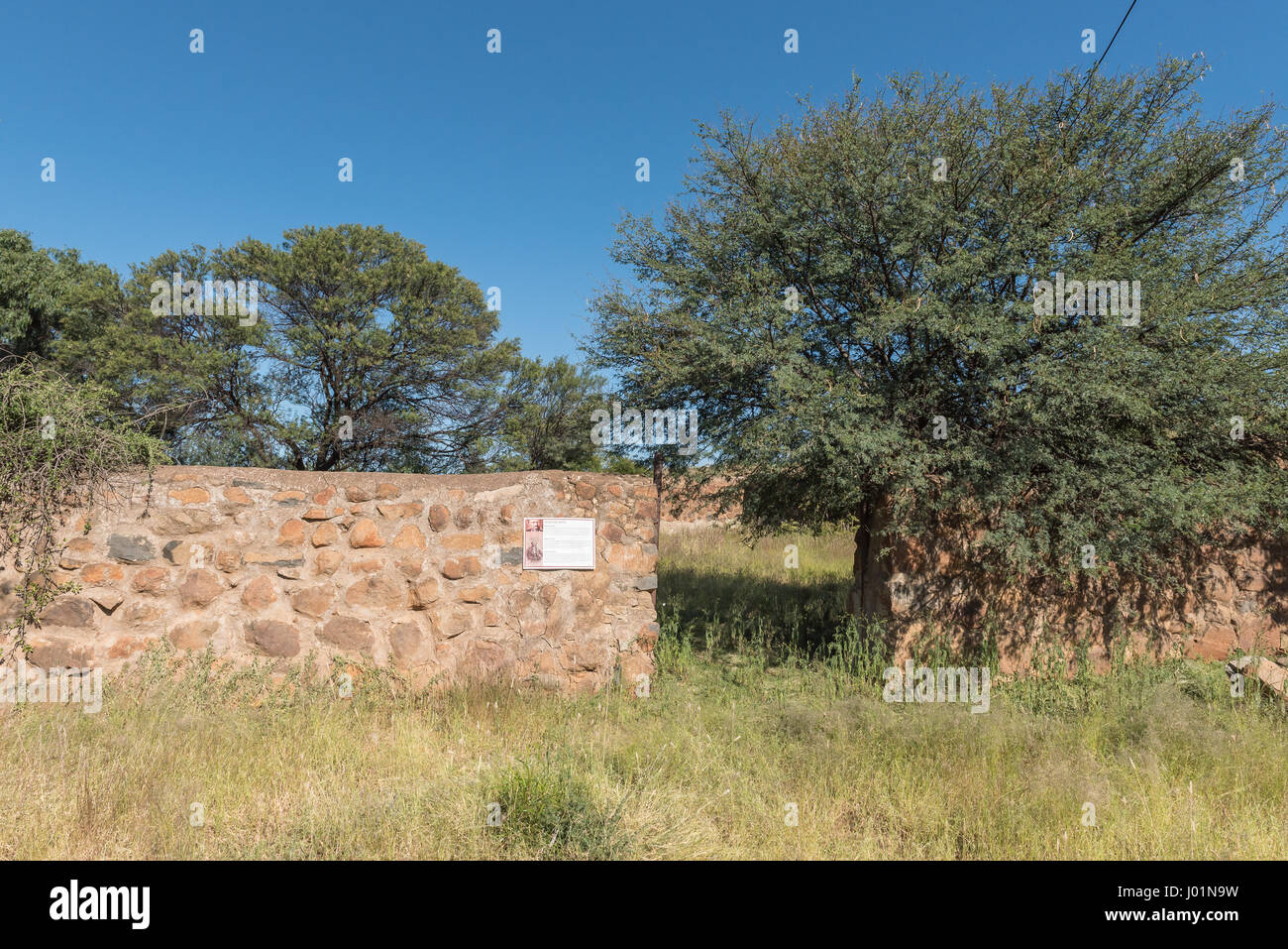 PHILIPPOLIS, SOUTH AFRICA - MARCH 21, 2017: An historic old kraal that ...