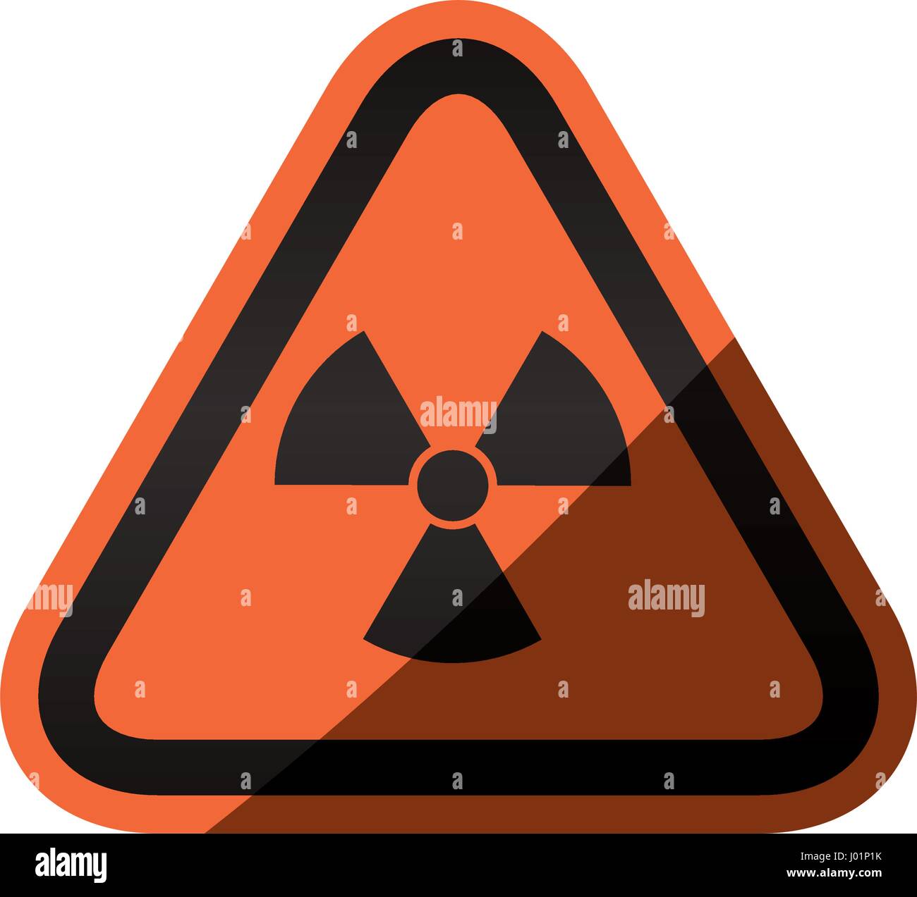 Nuclear sign advert icon vector illustration graphic design Stock ...