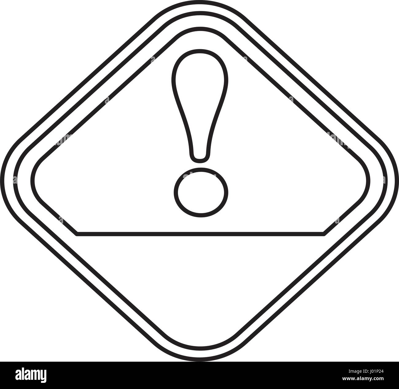 Attention advert sign icon vector illustration graphic design Stock ...