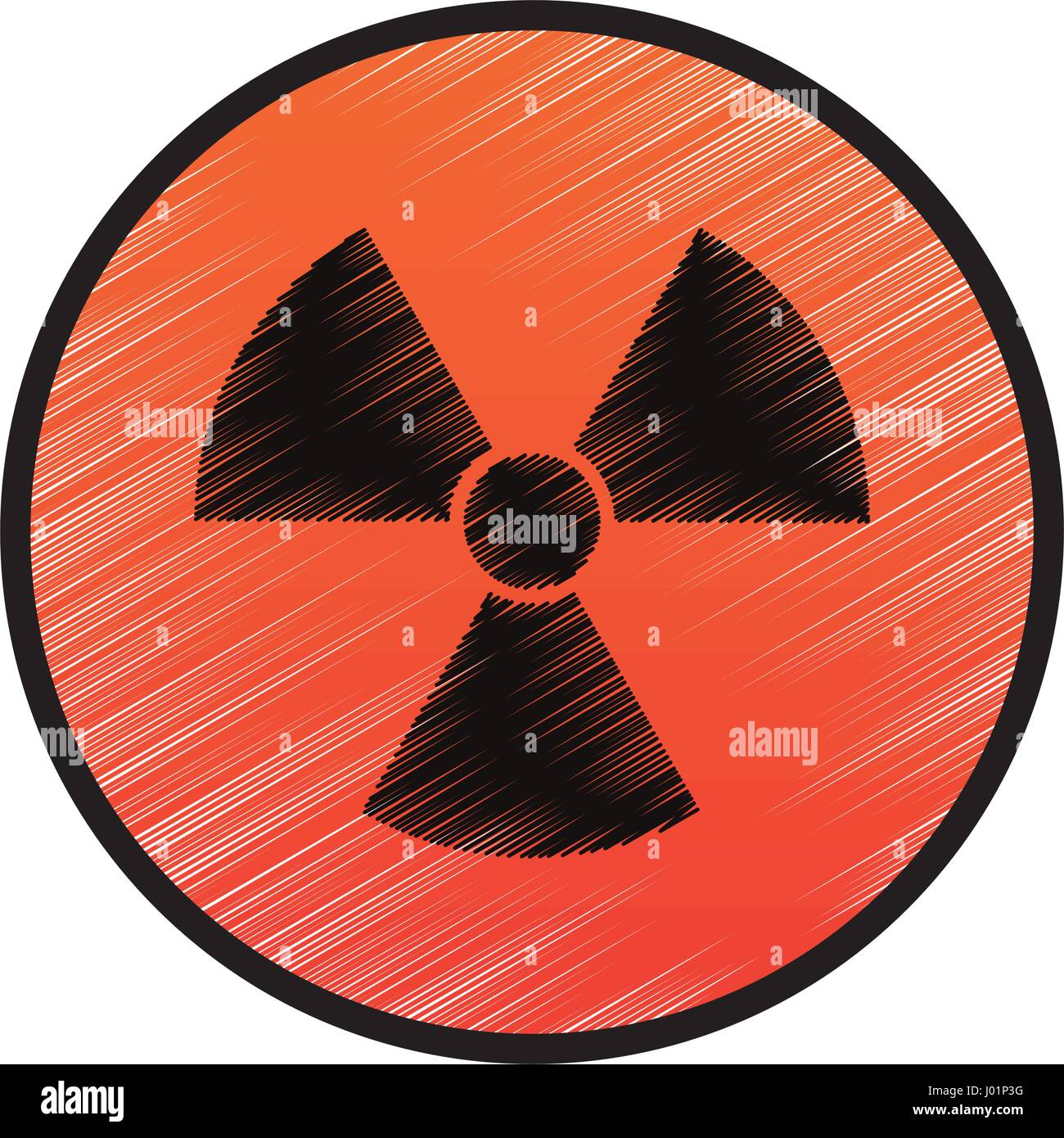 Nuclear sign advert icon vector illustration graphic design Stock ...