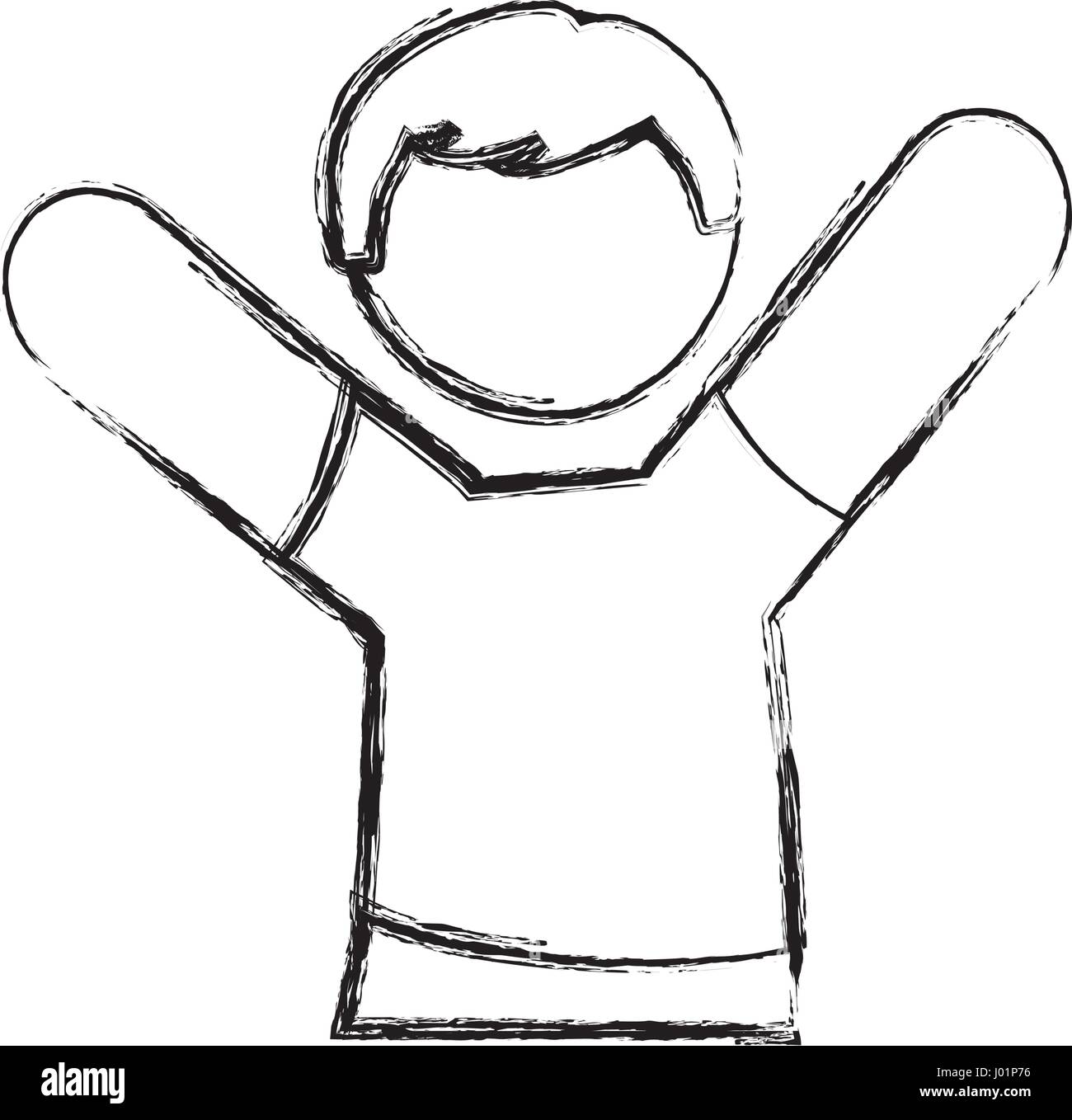 Young Boy draw icon vector illustration graphic design Stock Vector ...
