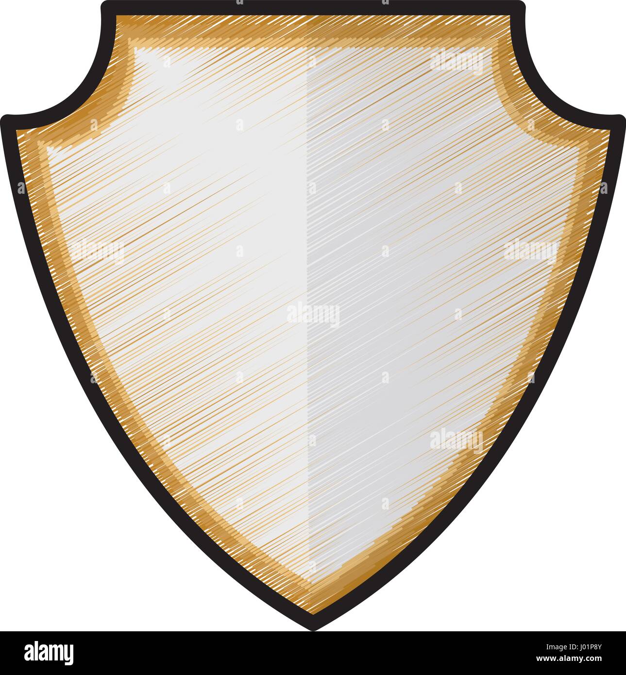 Security shield draw icon vector illustration graphic design Stock ...