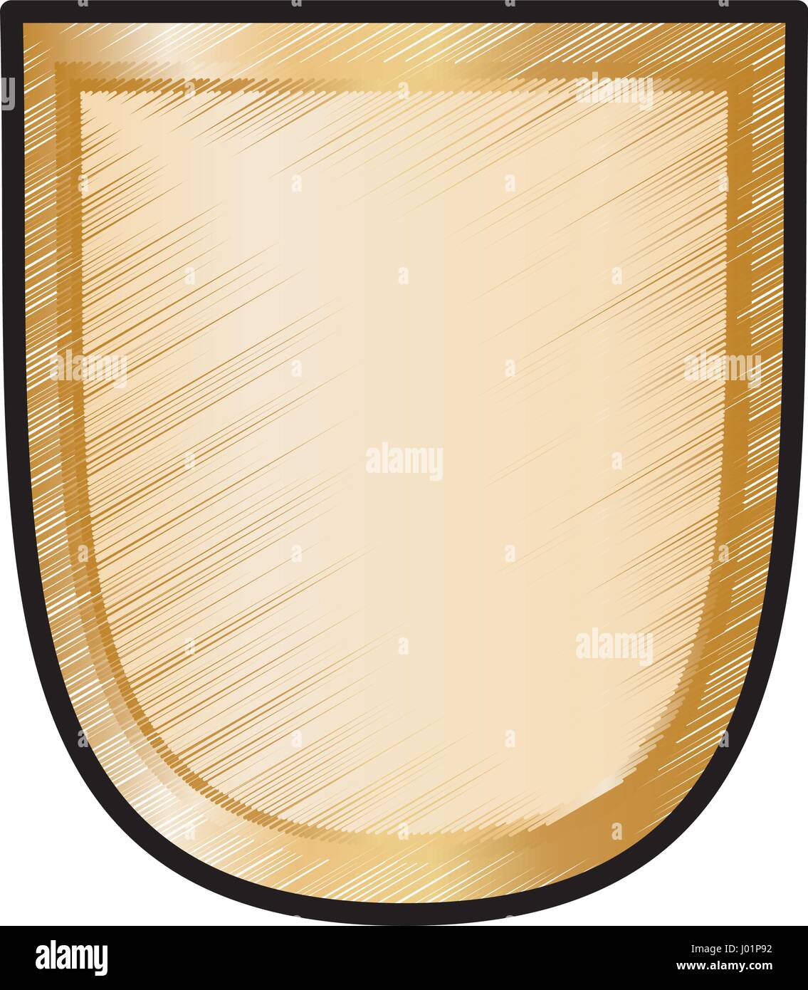 Security shield draw icon vector Stock Vector Images - Alamy