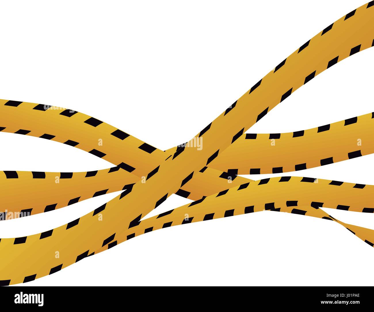 Police yellow tape icon vector illustration graphic design Stock Vector ...