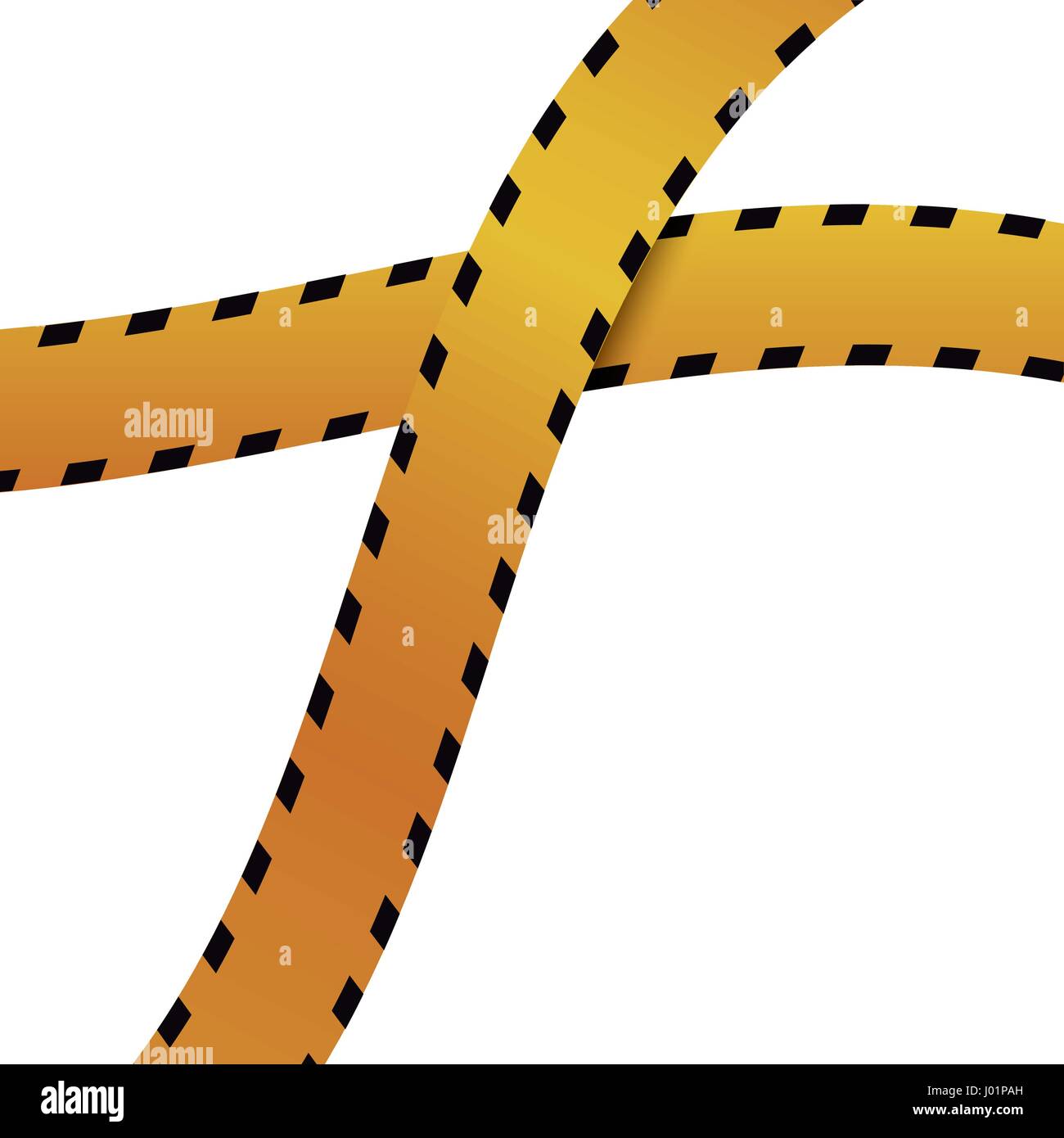 Police yellow tape icon vector illustration graphic design Stock Vector ...