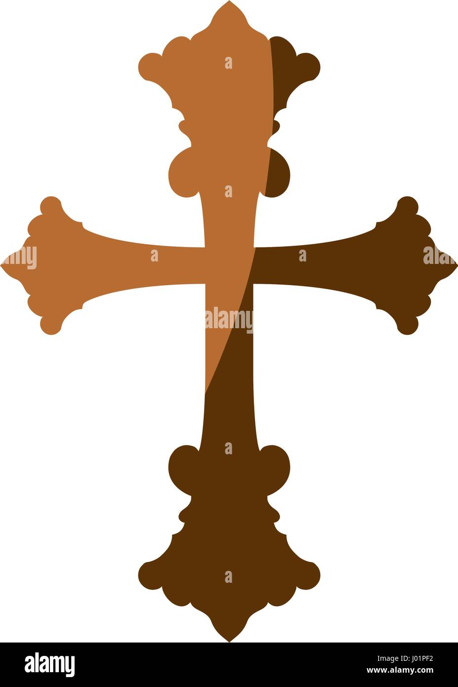 Christianity cross symbol icon vector illustration graphic design Stock ...