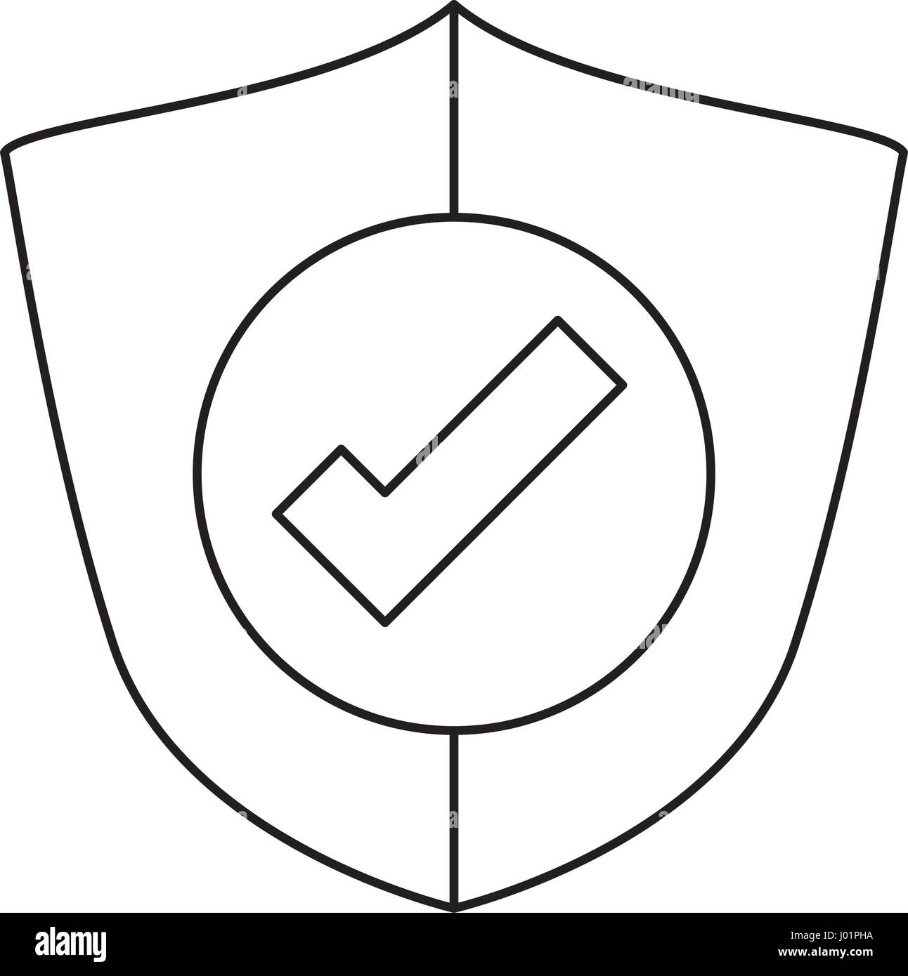 Antivirus shield sign icon vector illustration graphic design Stock ...