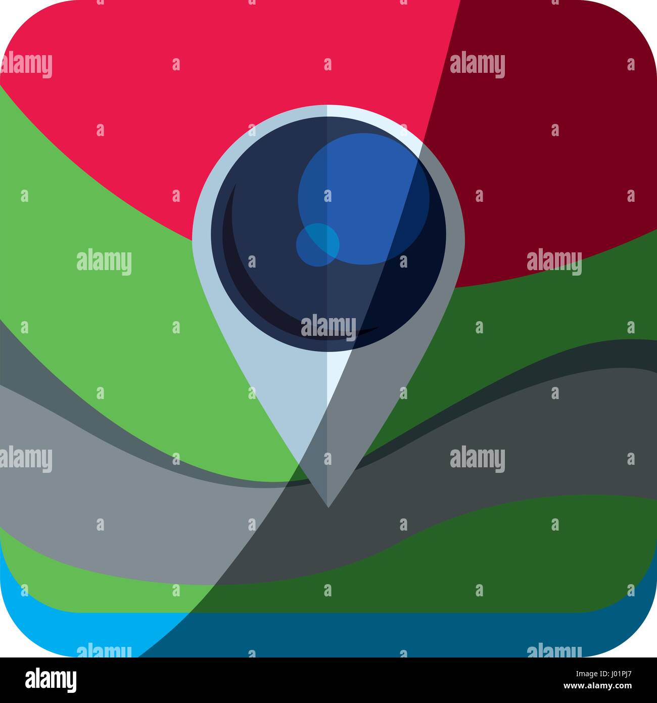 GPS map pointer icon vector illustration graphic design Stock Vector Image & Art - Alamy