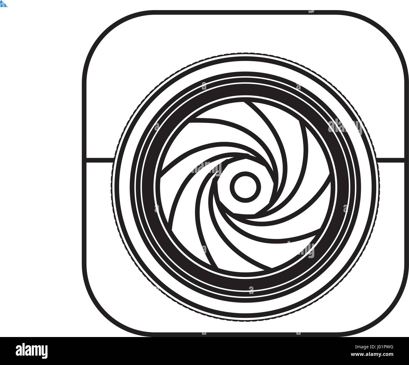 Photographic camera shutter Stock Vector Image & Art - Alamy