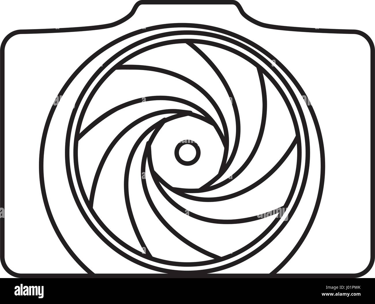 Photographic camera shutter Stock Vector Image & Art - Alamy