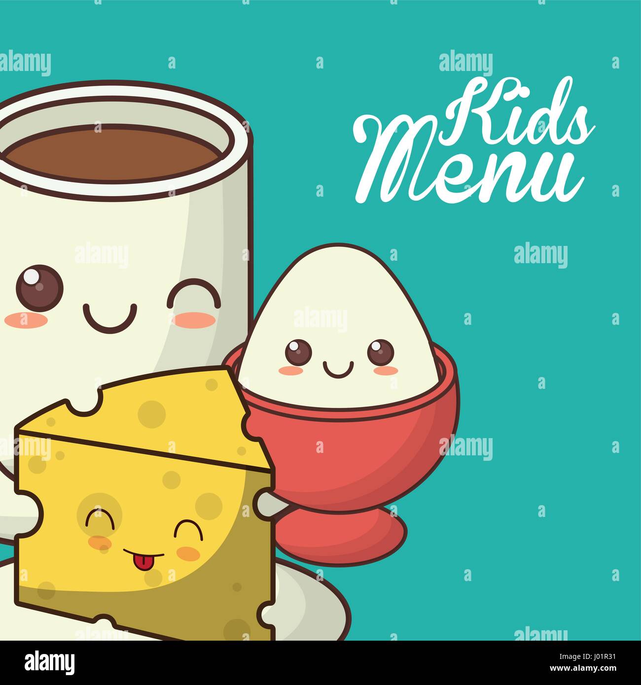 kids menu nutrition diet food Stock Vector Image & Art - Alamy