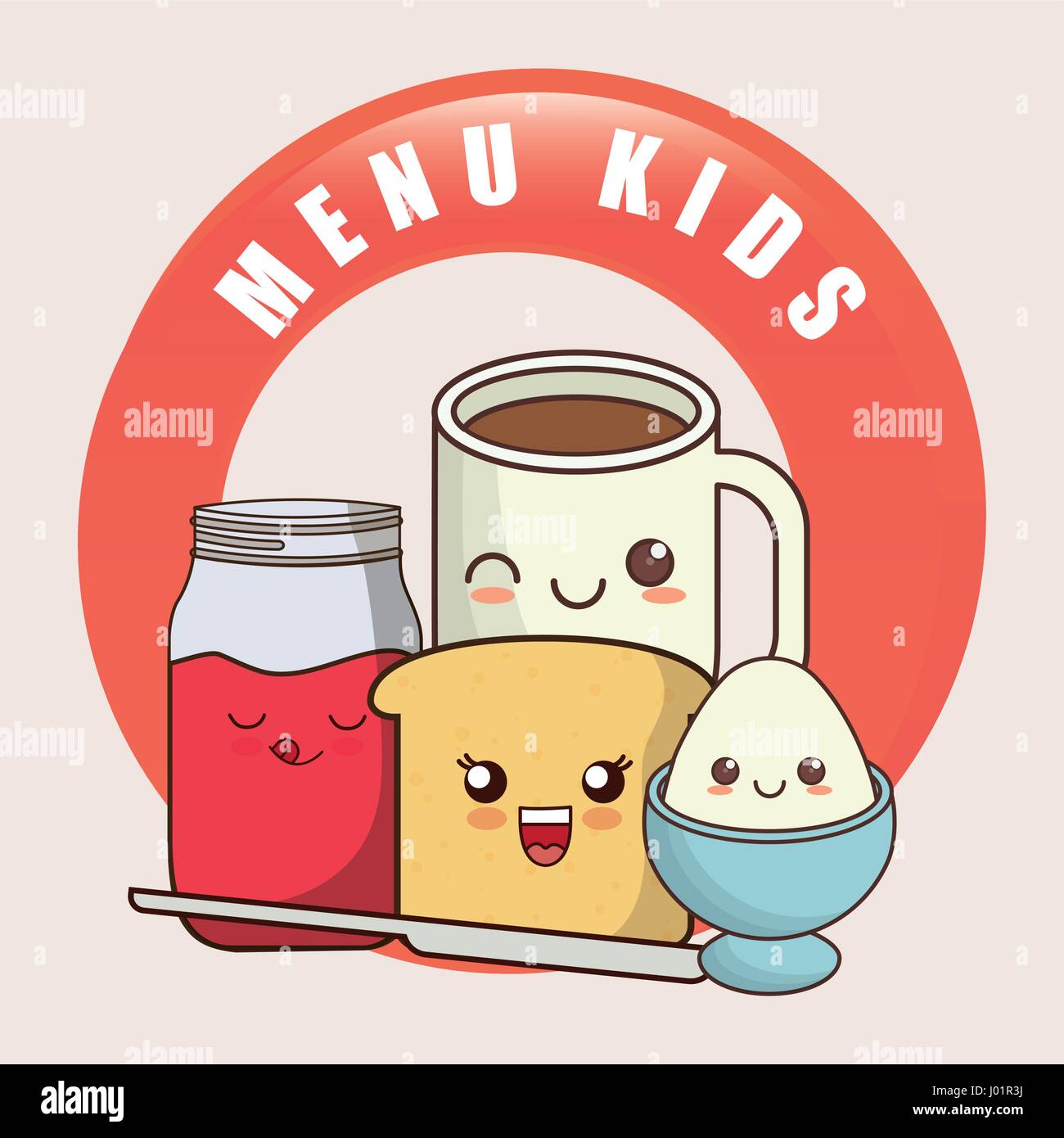 Healthy snack breakfast idea Stock Vector Images - Alamy