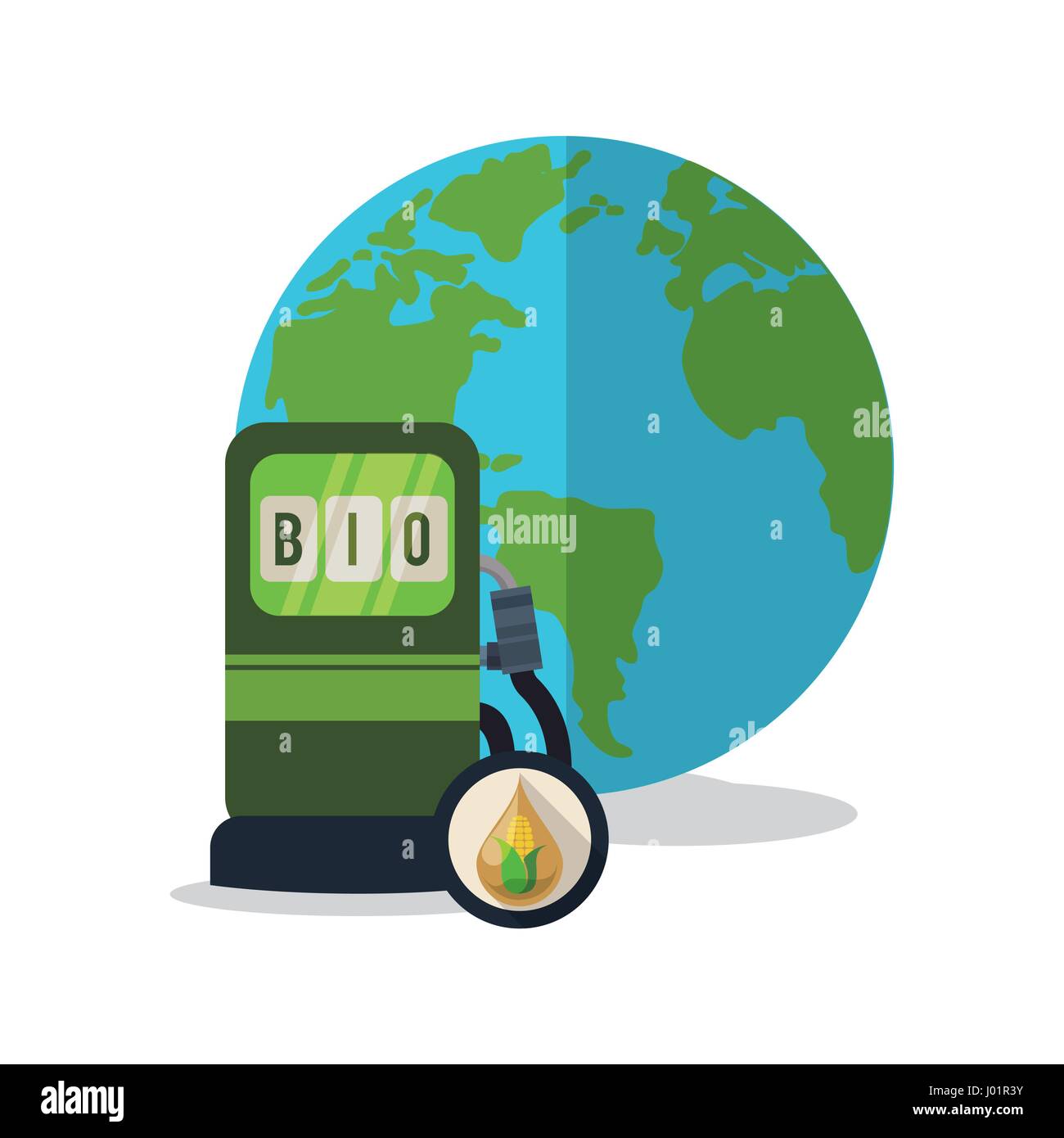gas station globe ecology Stock Vector Image & Art - Alamy