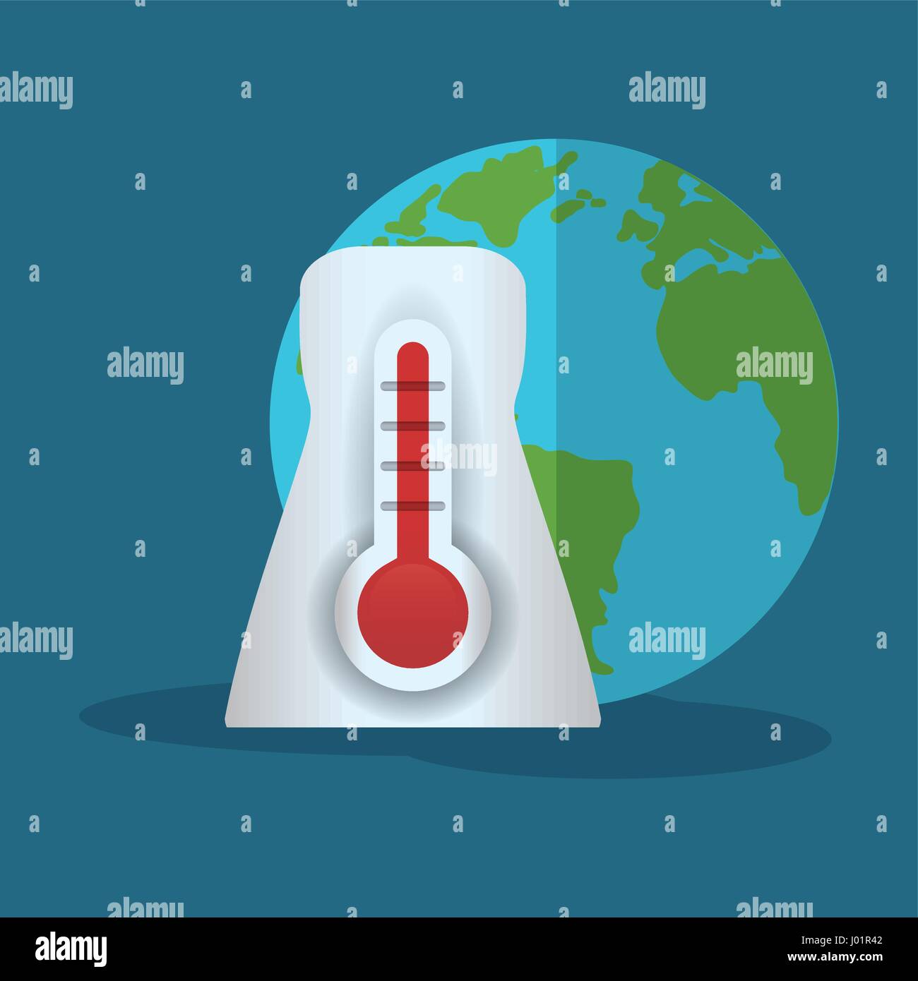 thermometer globe weather hot Stock Vector Image & Art - Alamy