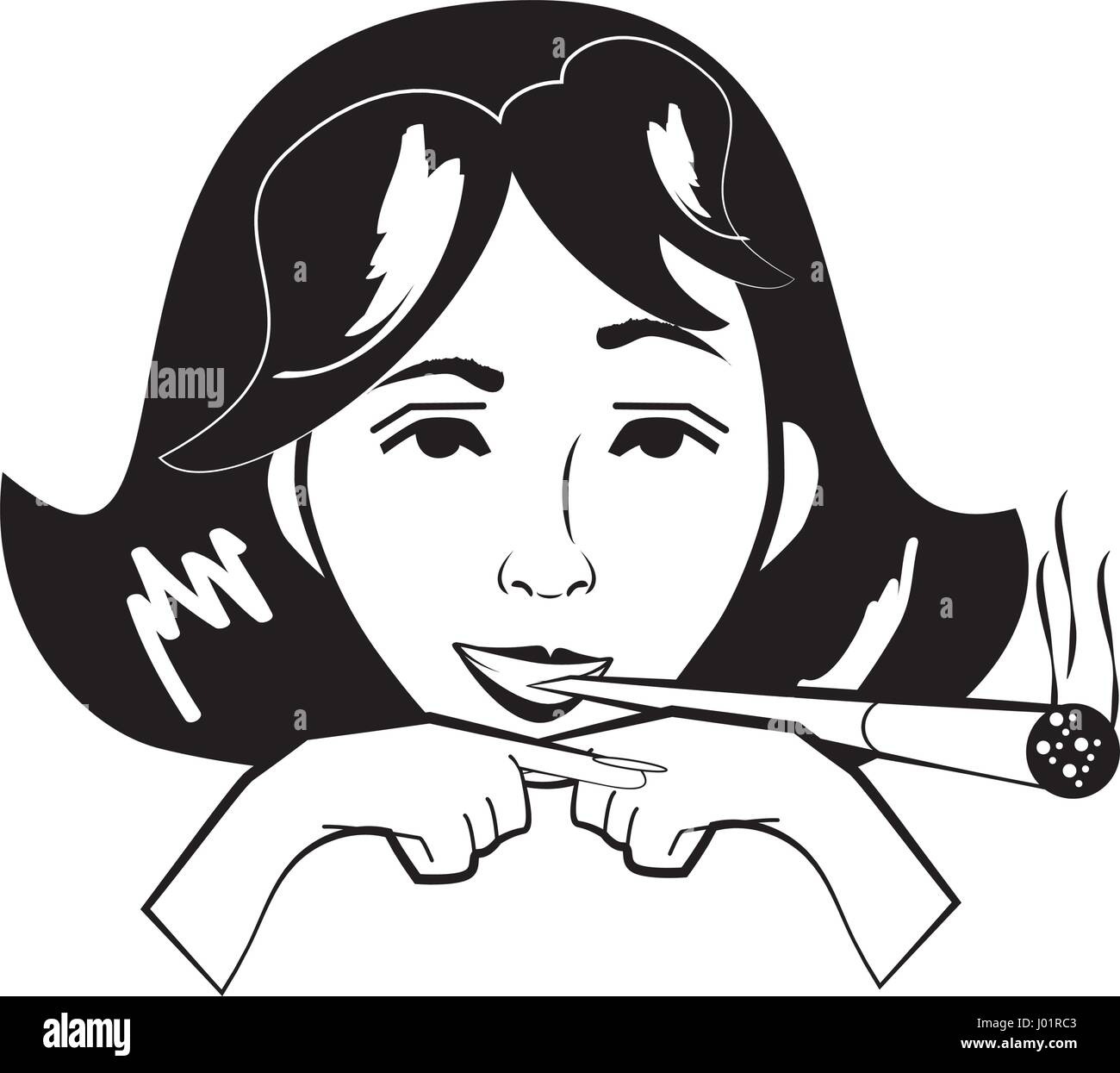 cartoon woman character posture line Stock Vector Image & Art - Alamy