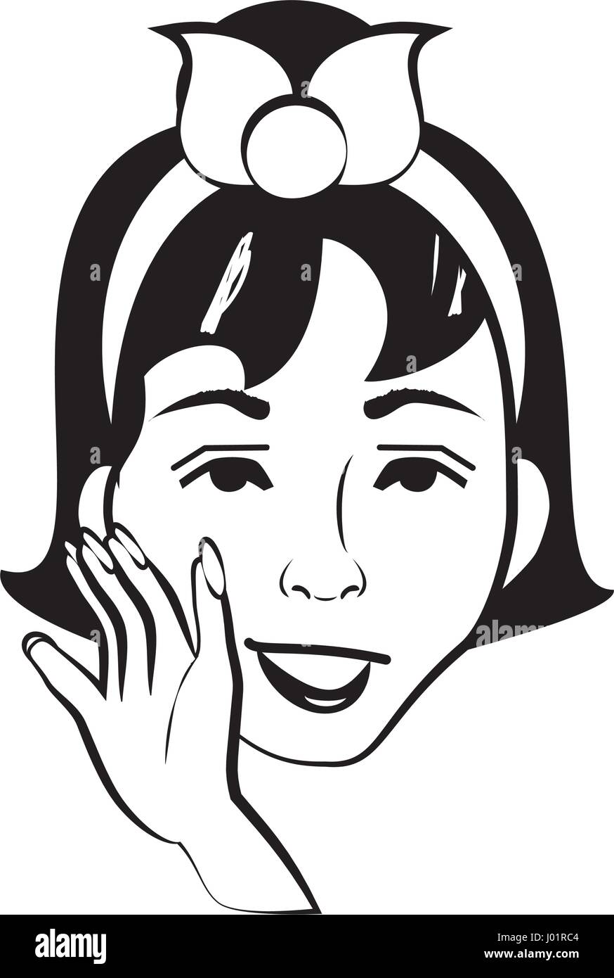 cartoon woman character posture line Stock Vector Image & Art - Alamy