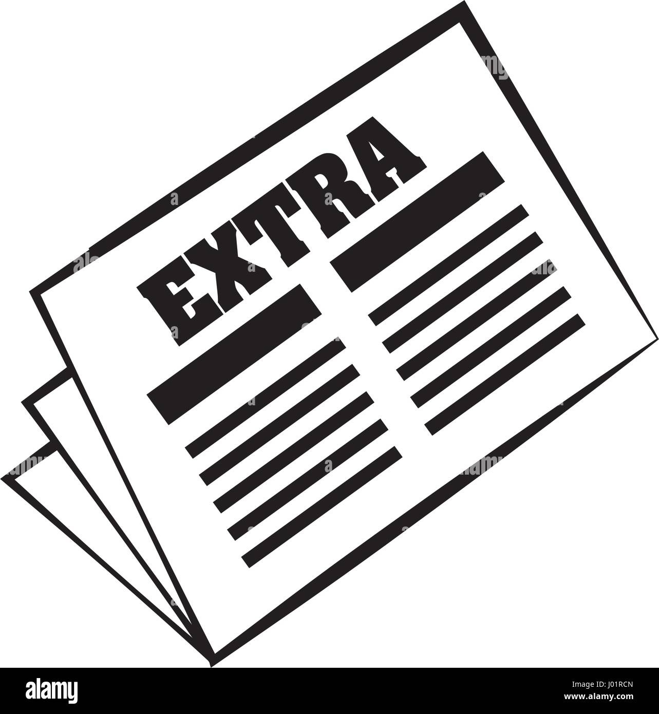 Newspaper cut out Stock Vector Images - Alamy