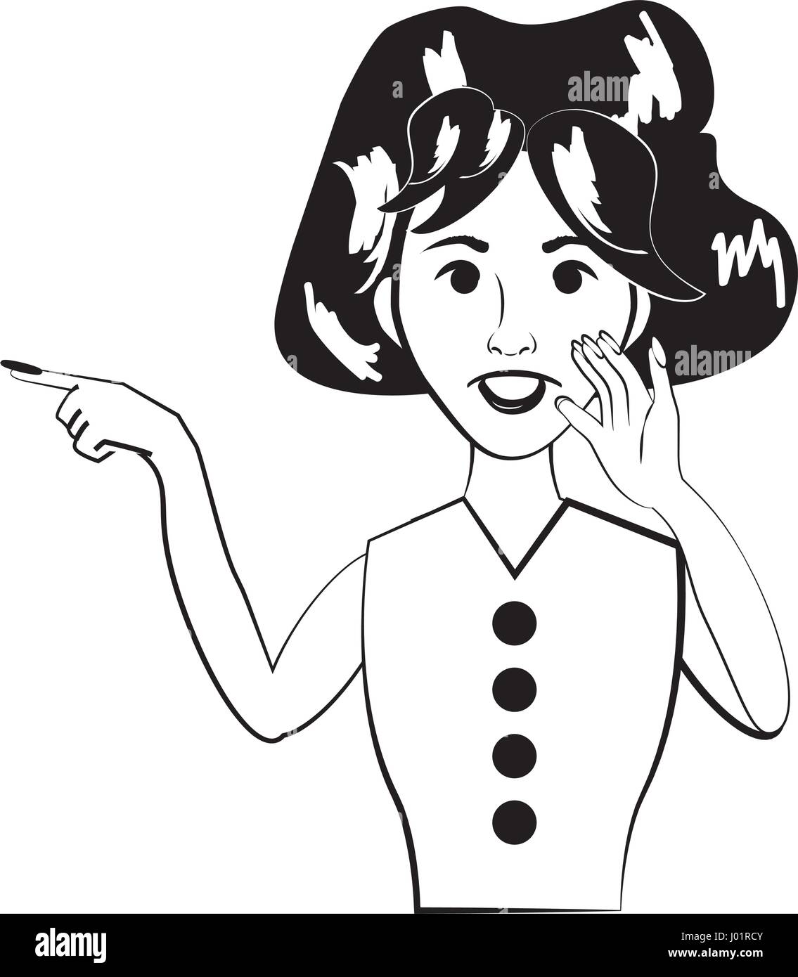 cartoon woman character posture line Stock Vector Image & Art - Alamy