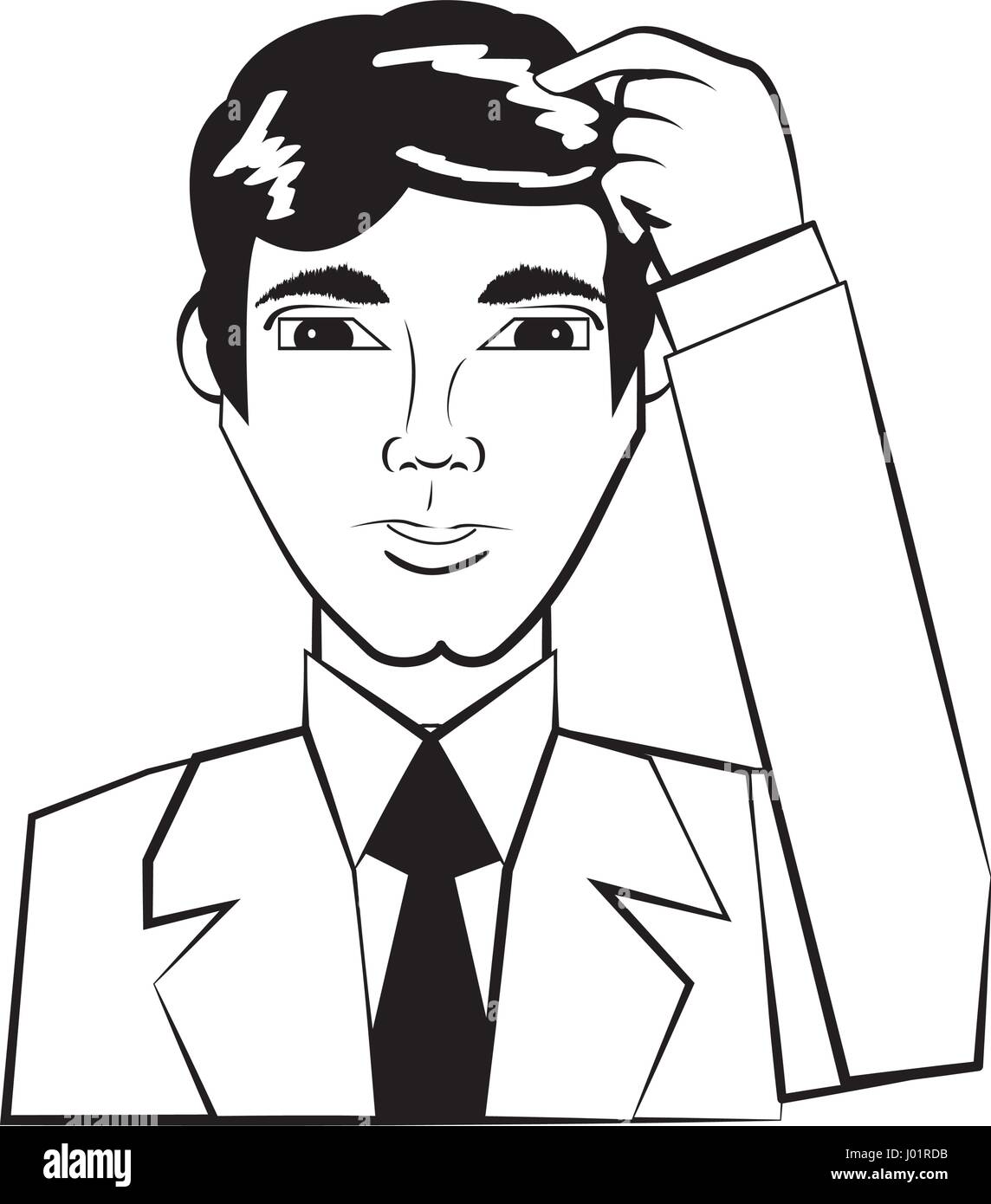 man character posture line Stock Vector Image & Art - Alamy