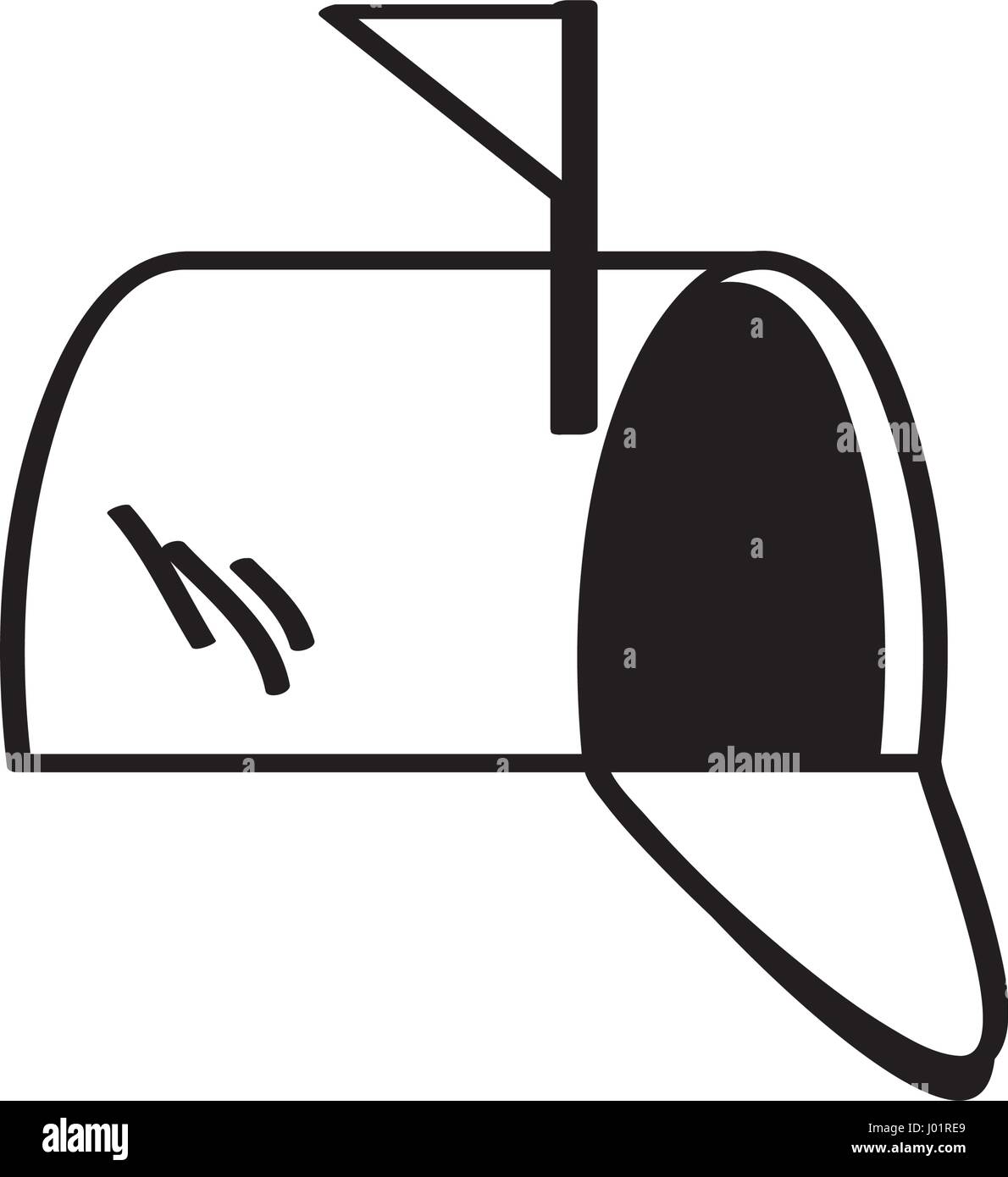 Pile mail letterbox Stock Vector Images - Alamy