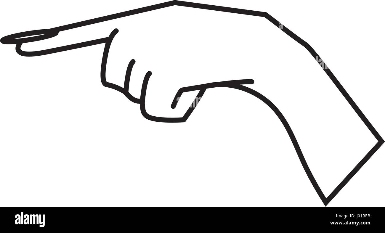 Point Finger Illustration High Resolution Stock Photography and Images ...