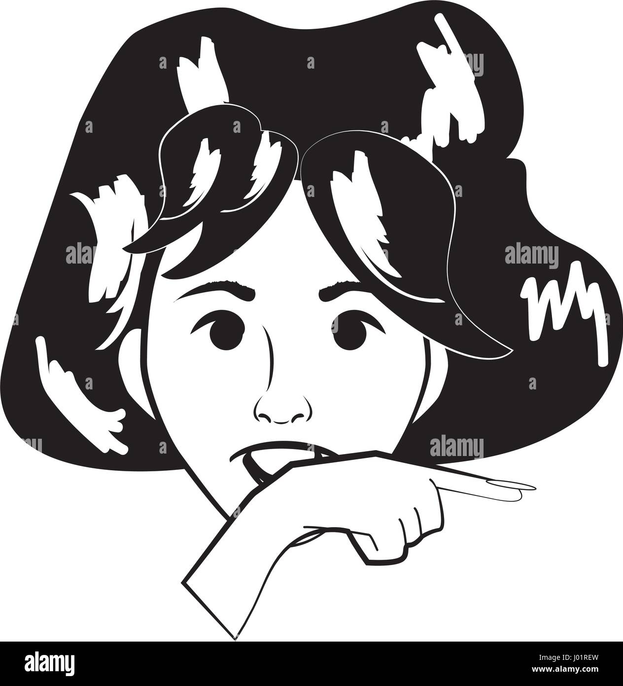 cartoon woman character posture line Stock Vector Image & Art - Alamy