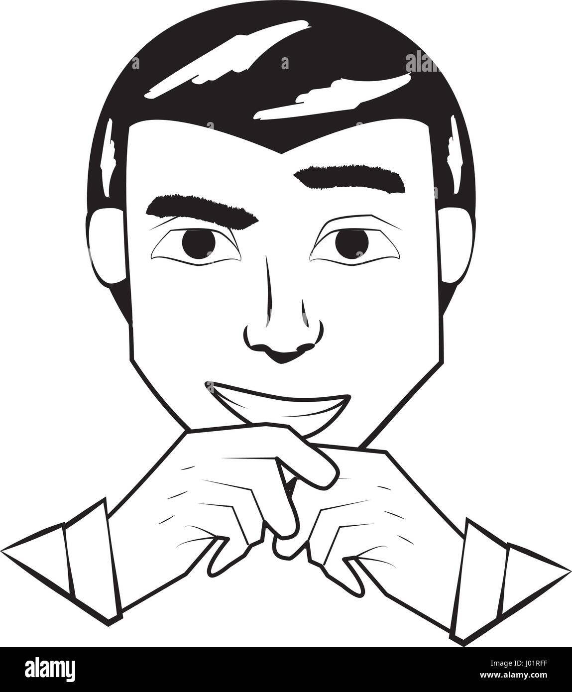 head man avatar comic Stock Vector Image & Art - Alamy