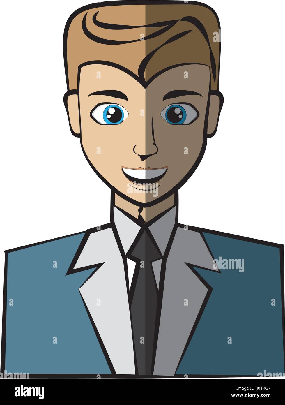 cartoon man character concept Stock Vector Image & Art - Alamy