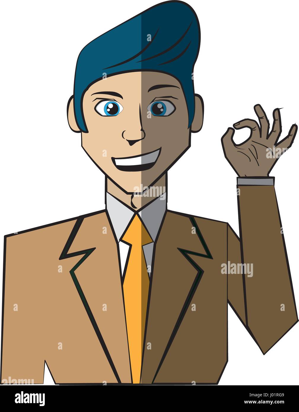 cartoon man character concept Stock Vector Image & Art - Alamy