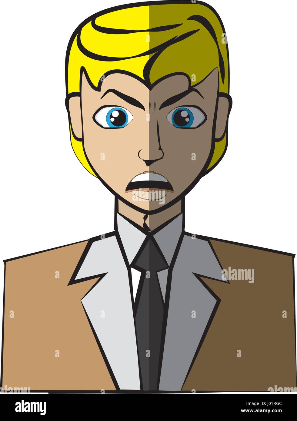 cartoon man character concept Stock Vector Image & Art - Alamy