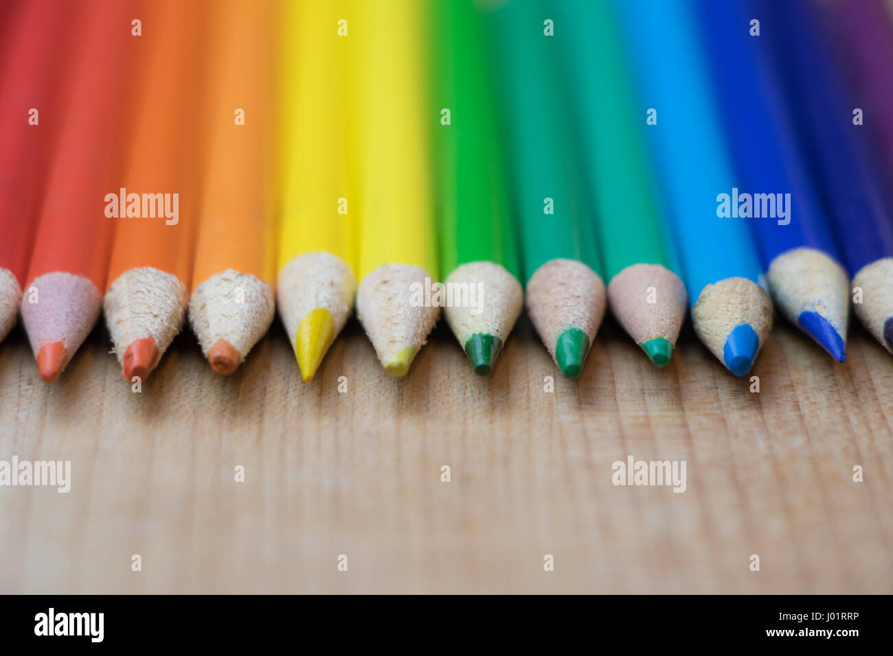 Group colored pencils hi-res stock photography and images - Alamy