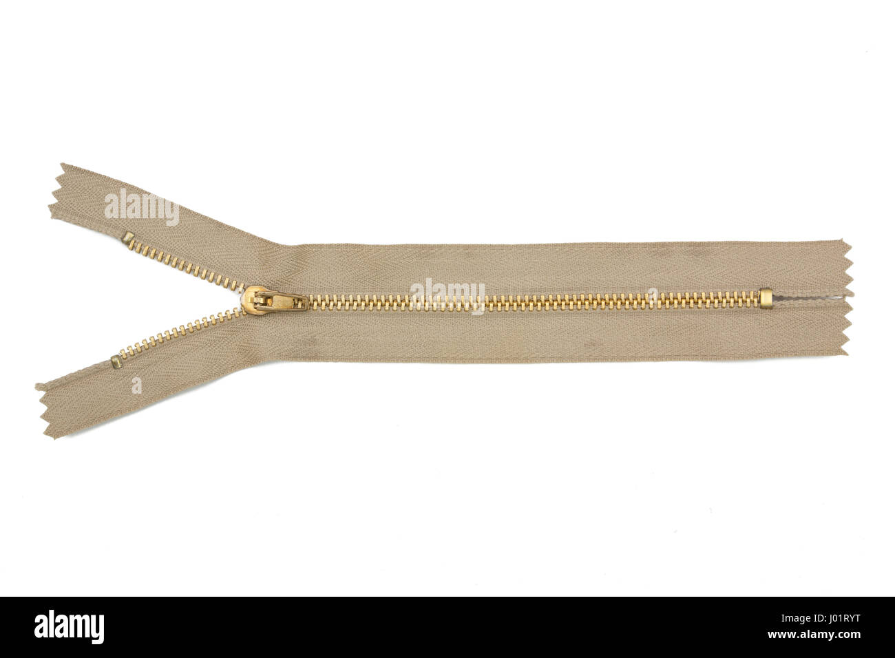 Brown zipper Cut Out Stock Images & Pictures - Alamy