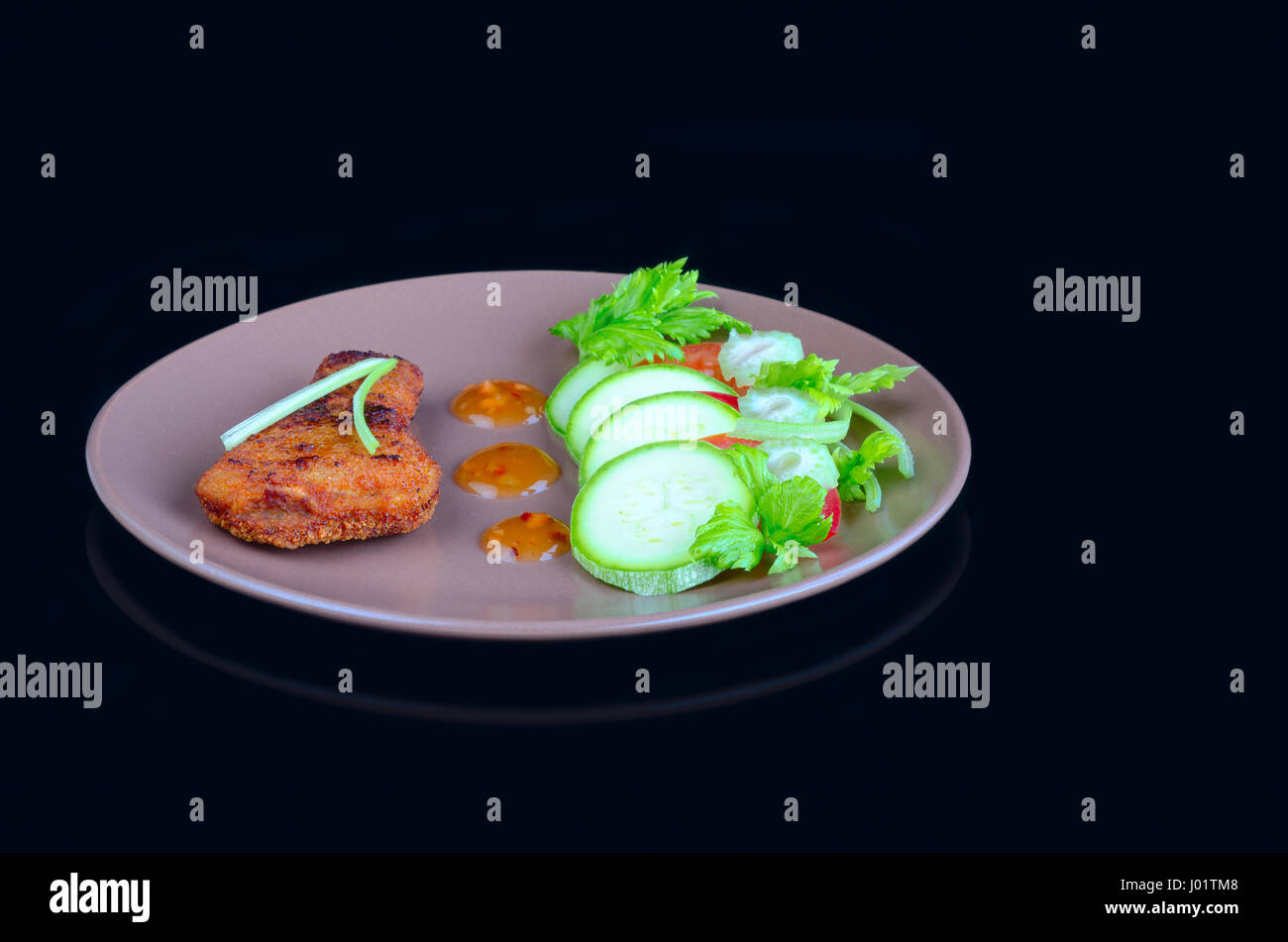 Breaded fried vegetables in hi-res stock photography and images - Alamy