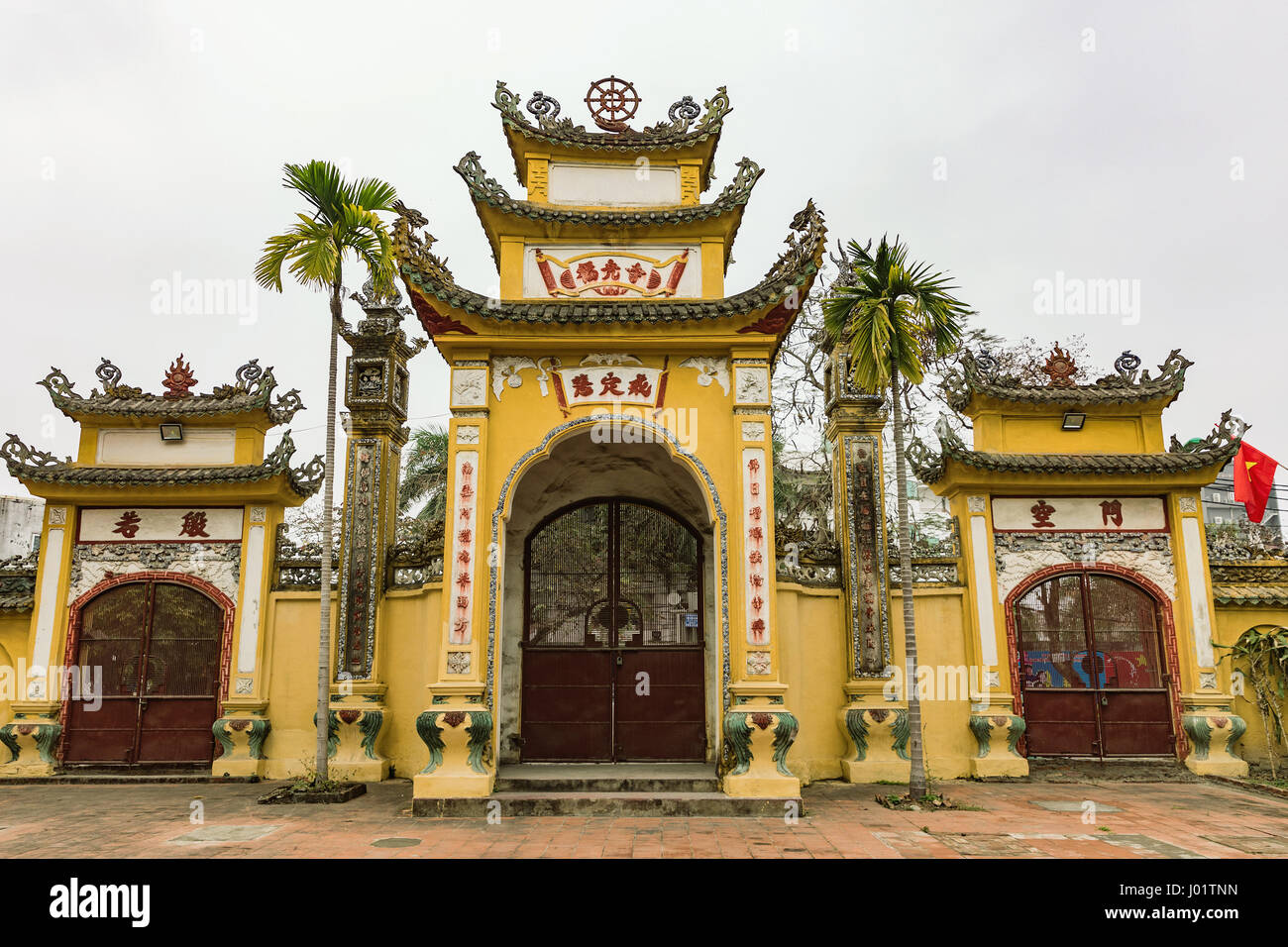 Buddhist temple in the heart of Hai Phong, Central city in Hai Phong ...