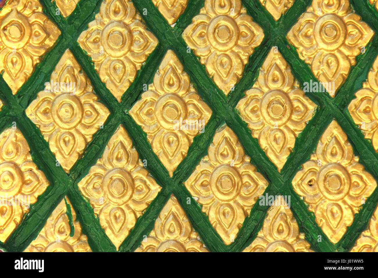 Thai pattern texture in Thai temple Stock Photo - Alamy