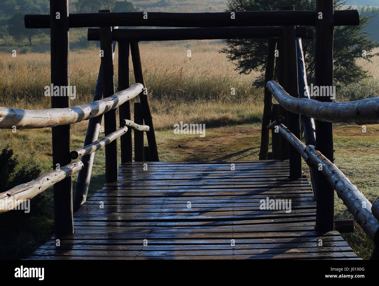 Built with tar poles hi-res stock photography and images - Alamy