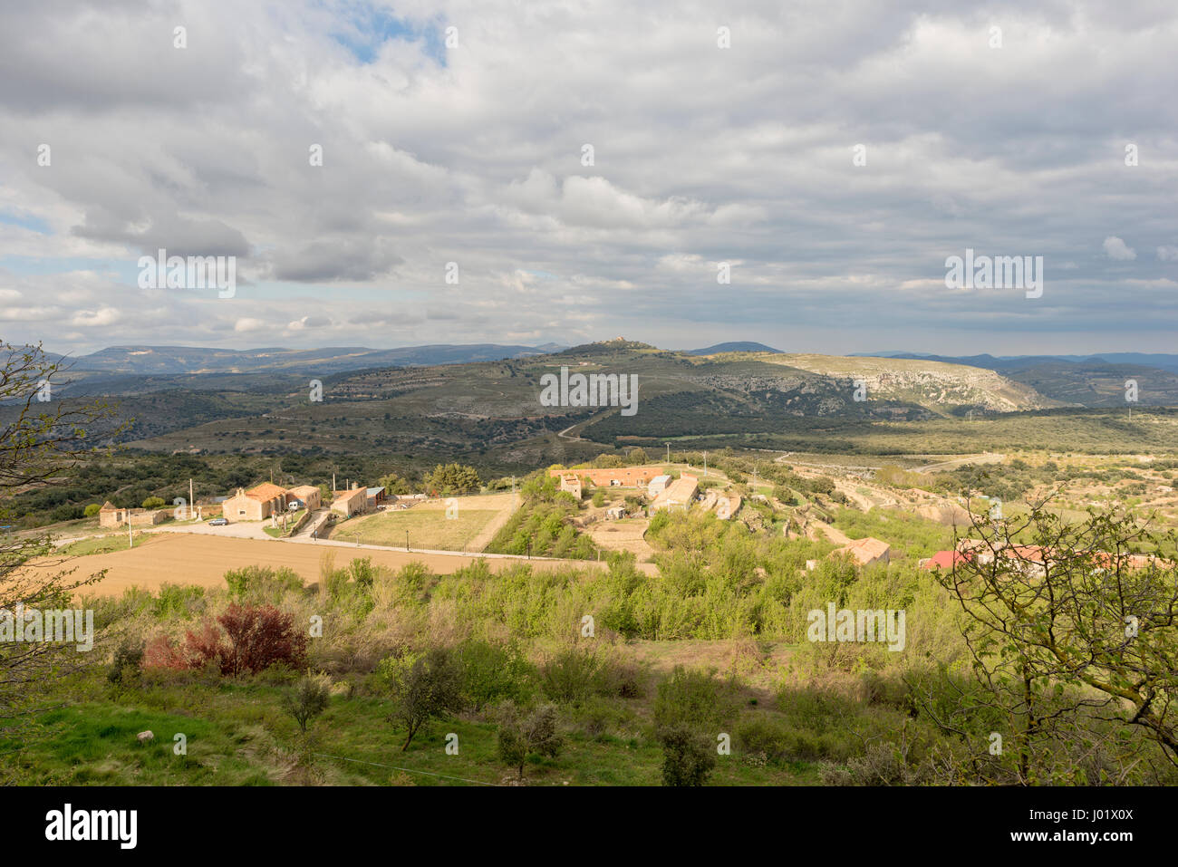 The town of Culla in Castellón, Valencia Stock Photo - Alamy