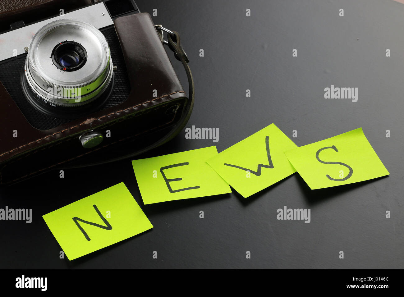 News camera journalism Stock Photo - Alamy