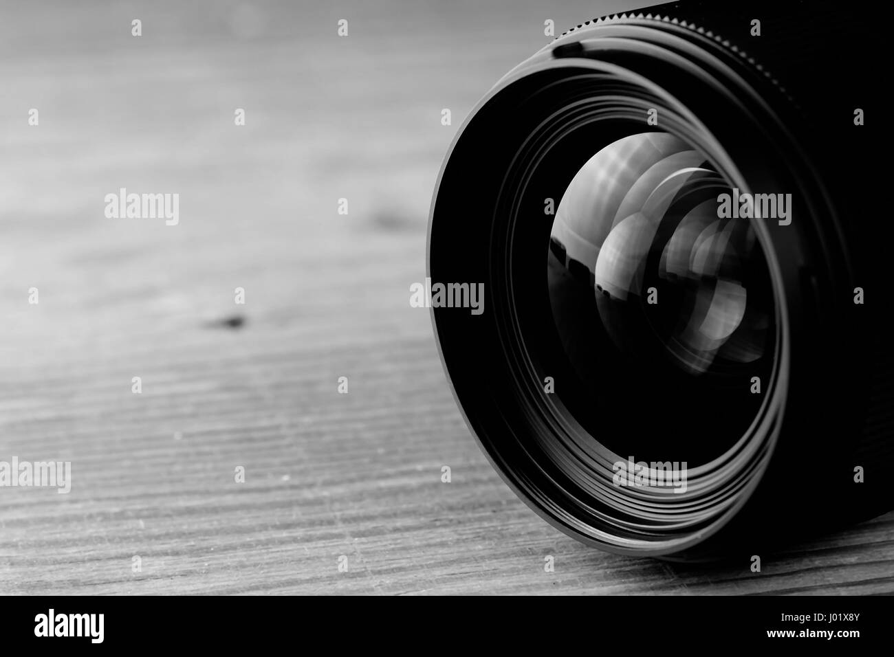 Telephoto lens view Black and White Stock Photos & Images - Alamy