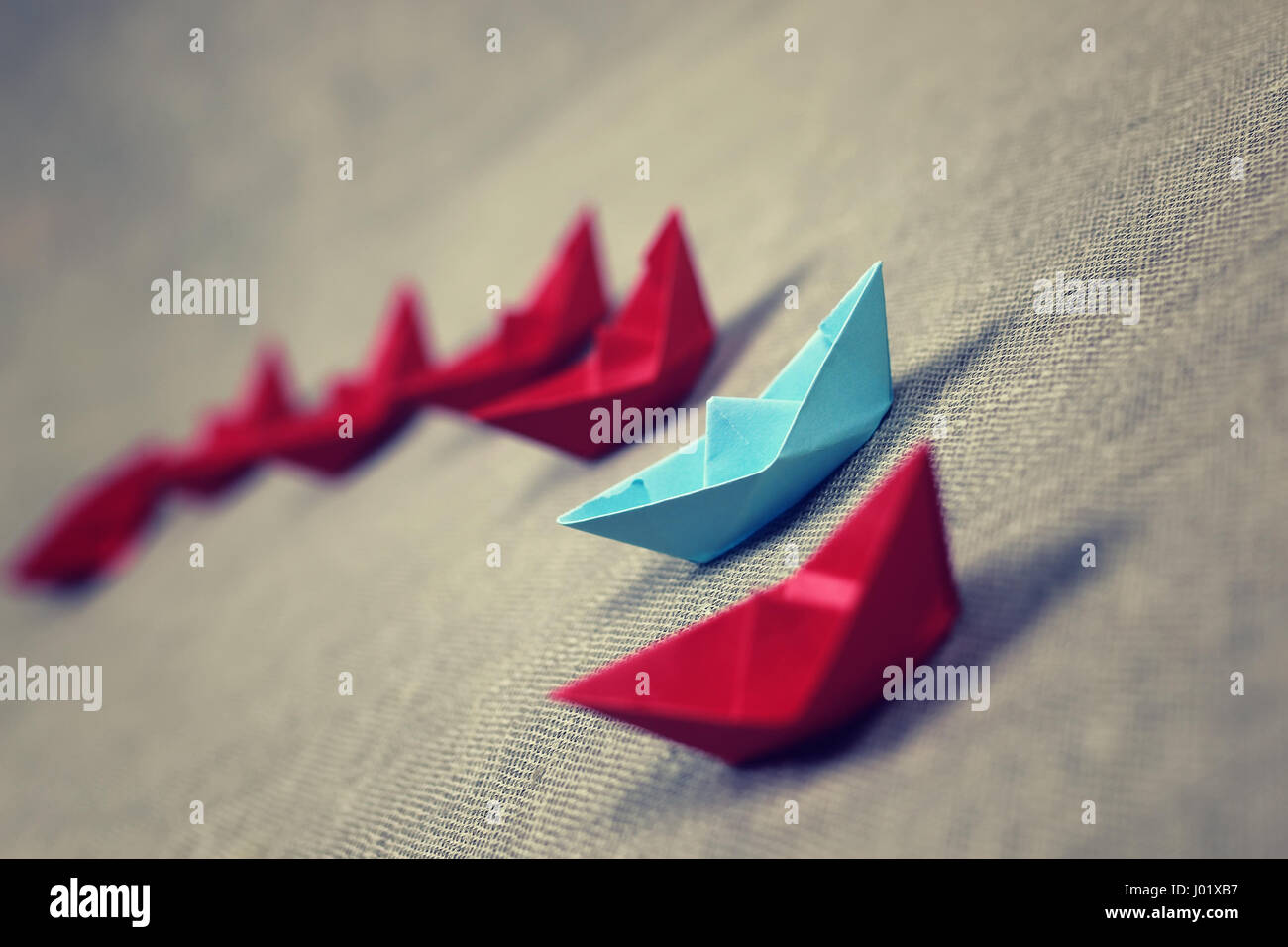 colored paper boats Stock Photo - Alamy