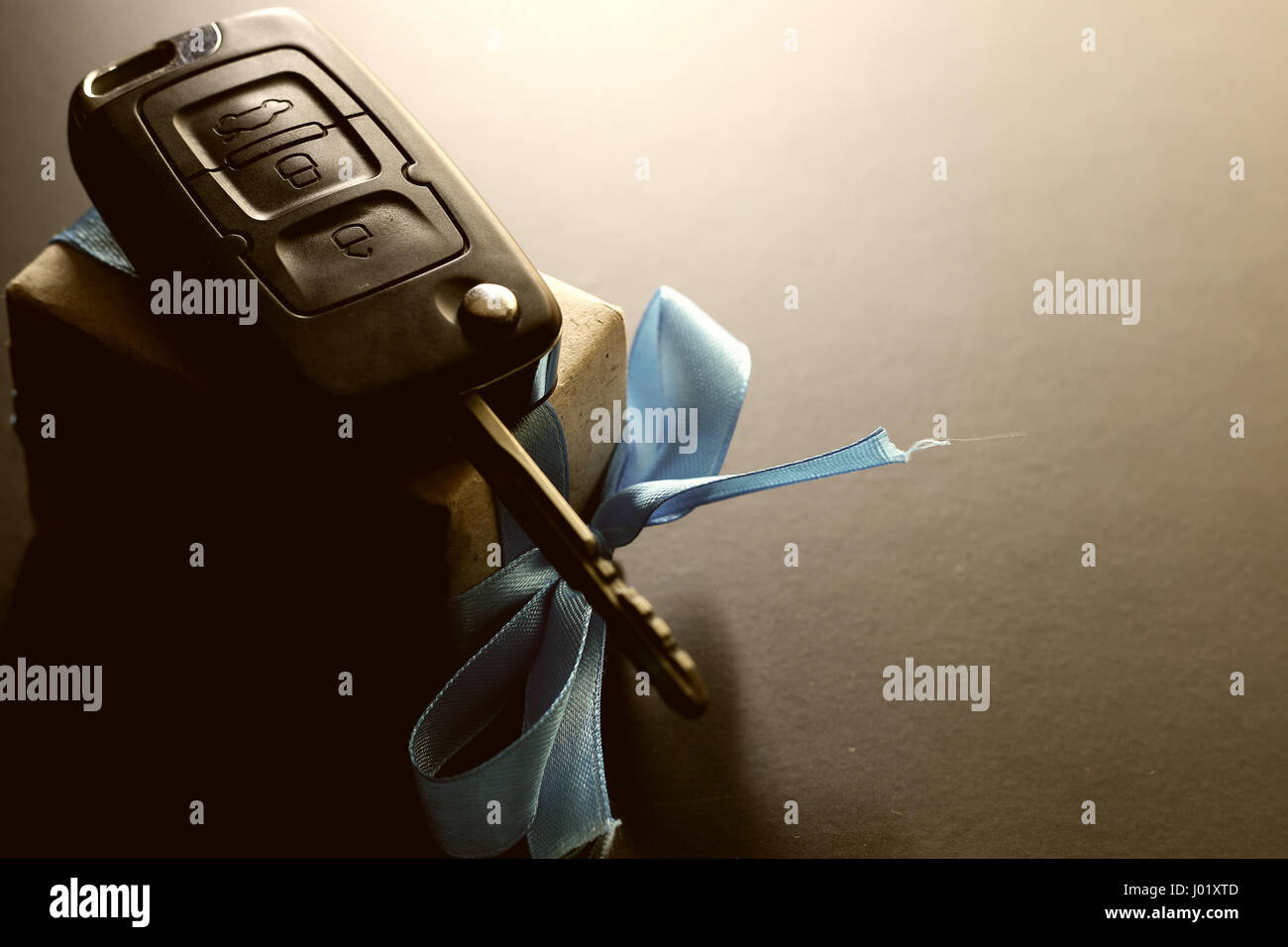 Car key gift box isolated hi-res stock photography and images - Alamy