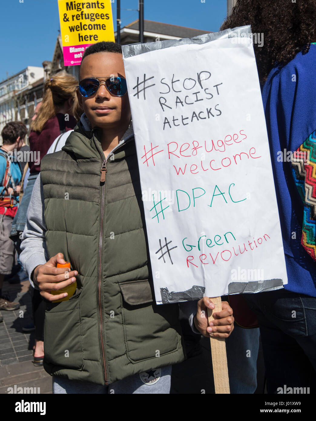 Stand Up To Racism hold a unity protest in Croydon following the attack ...