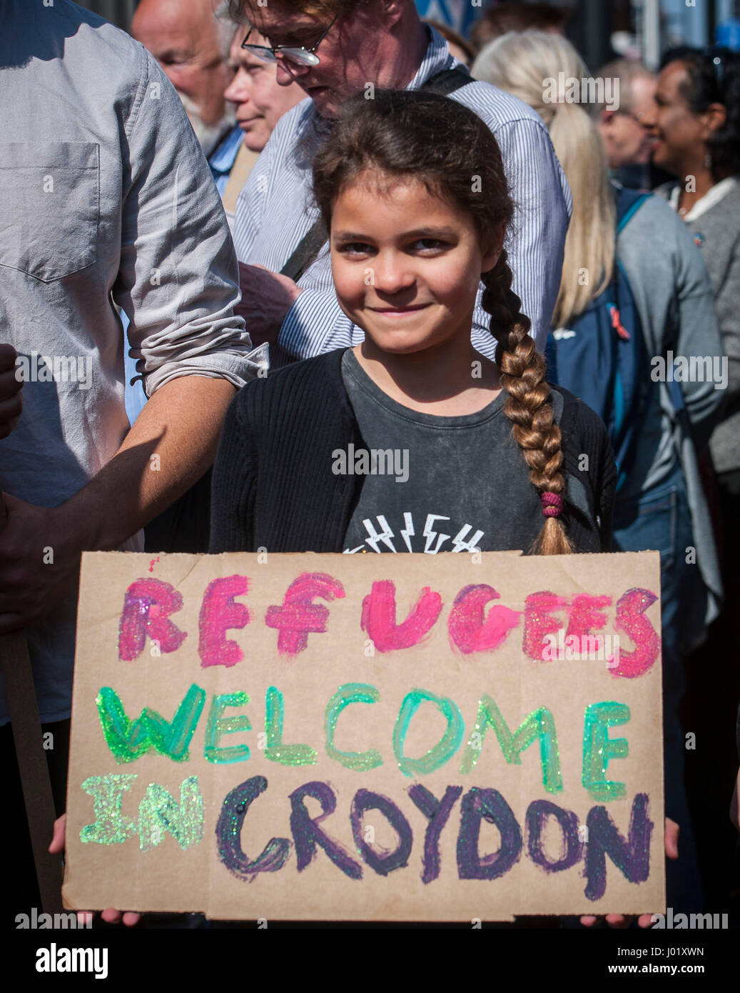 Stand Up To Racism hold a unity protest in Croydon following the attack ...