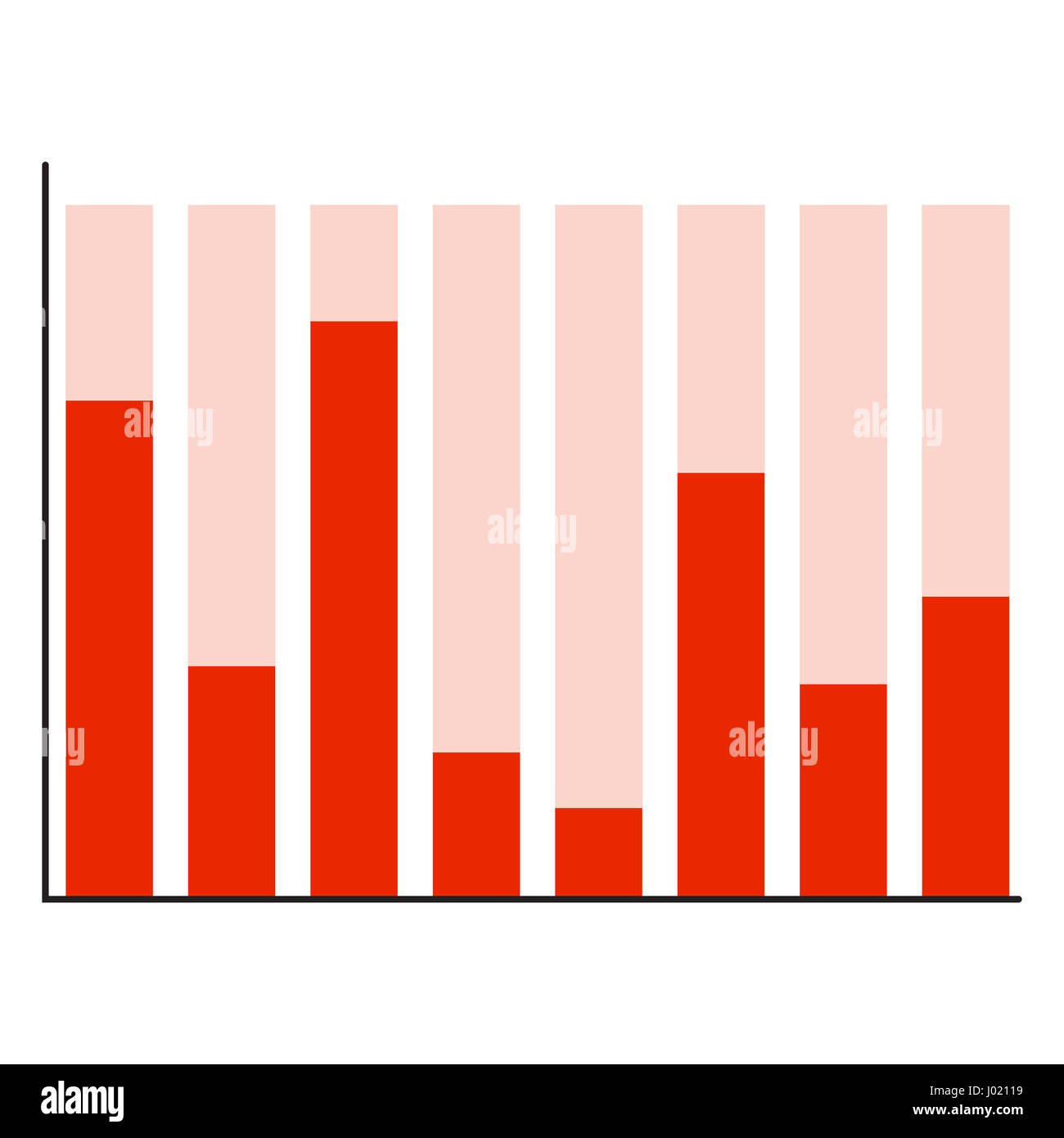 Data analytics bars Cut Out Stock Images & Pictures - Alamy